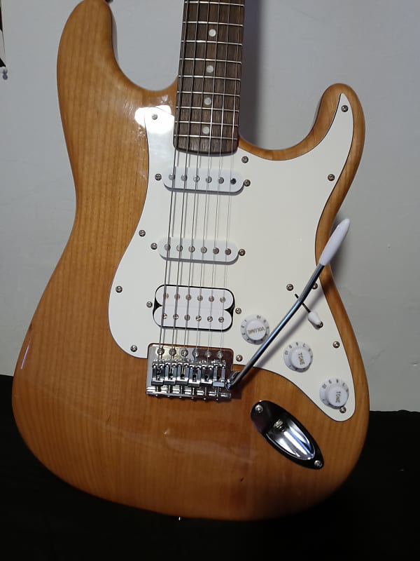 Squier Affinity stratocaster HSS 2020 Limited edition natural | Reverb