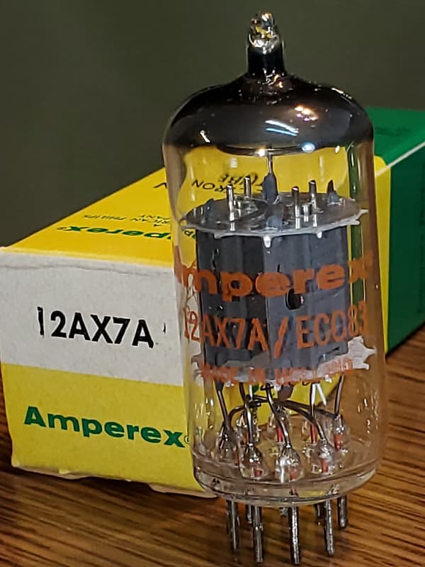 12AX7A/ECC83 Amperex NOS/NIB made in Holland MaxiPreamp2/TV7 | Reverb