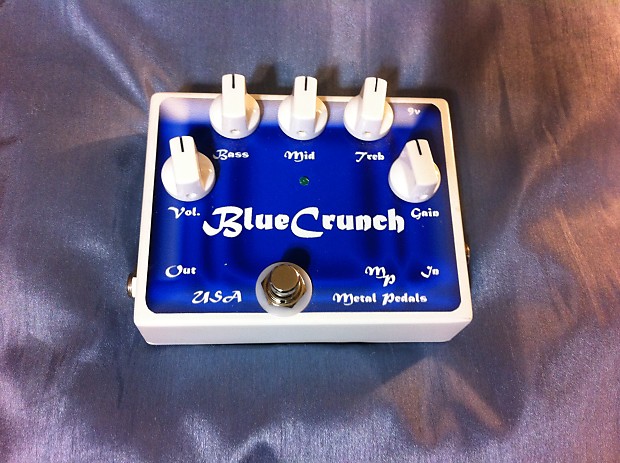 Metal Pedals Blue Crunch 2014 Blue/Cream | Reverb