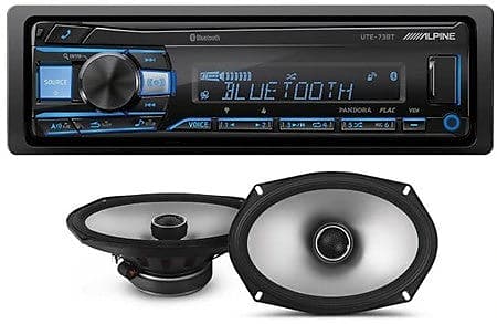 Alpine UTE-73BT In-Dash Digital Media Receiver Bluetooth & | Reverb