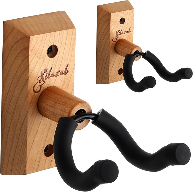 Guitar Wall Mount 2 Pack, XILAZAB White Ash Wood Guitar | Reverb