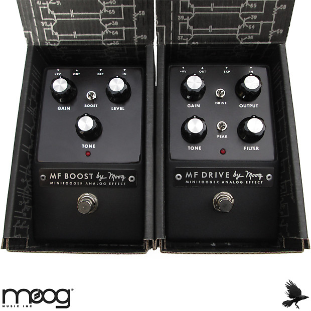 NOS V1 Moog Minifooger MF Boost + MF Drive - Clean Boost | Reverb UK