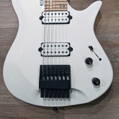 Kiesel Zeus 7 String Headless Electric Guitar, White, | Reverb