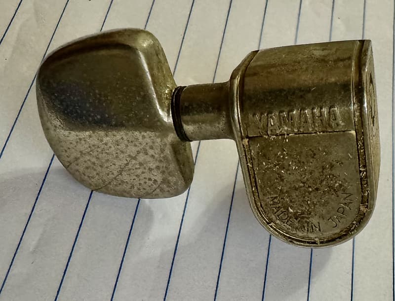 Yamaha Treble Side Guitar Tuner 70s - Nickel | Reverb