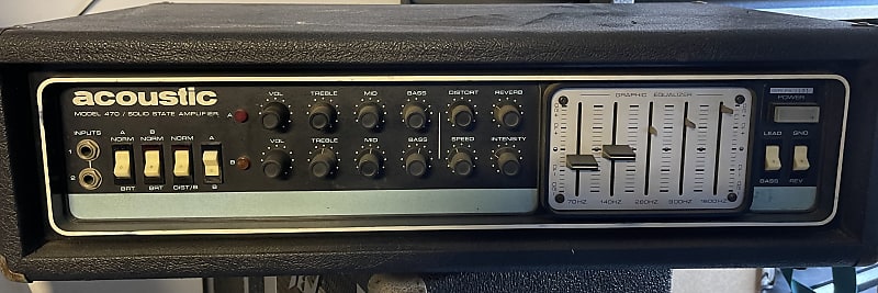Acoustic 470 Solid State amplifier 1970 - 1975 | Reverb