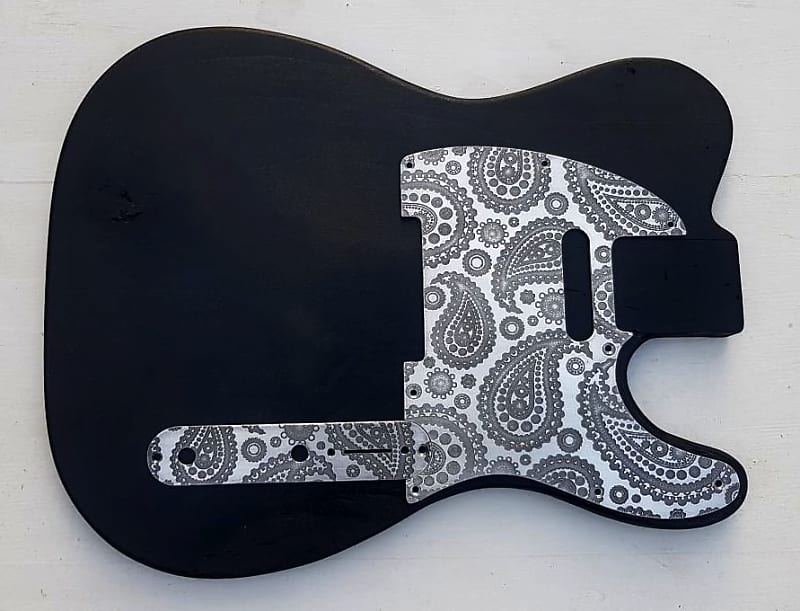 Custom telecaster paisley aluminum pickguard set | Reverb UK