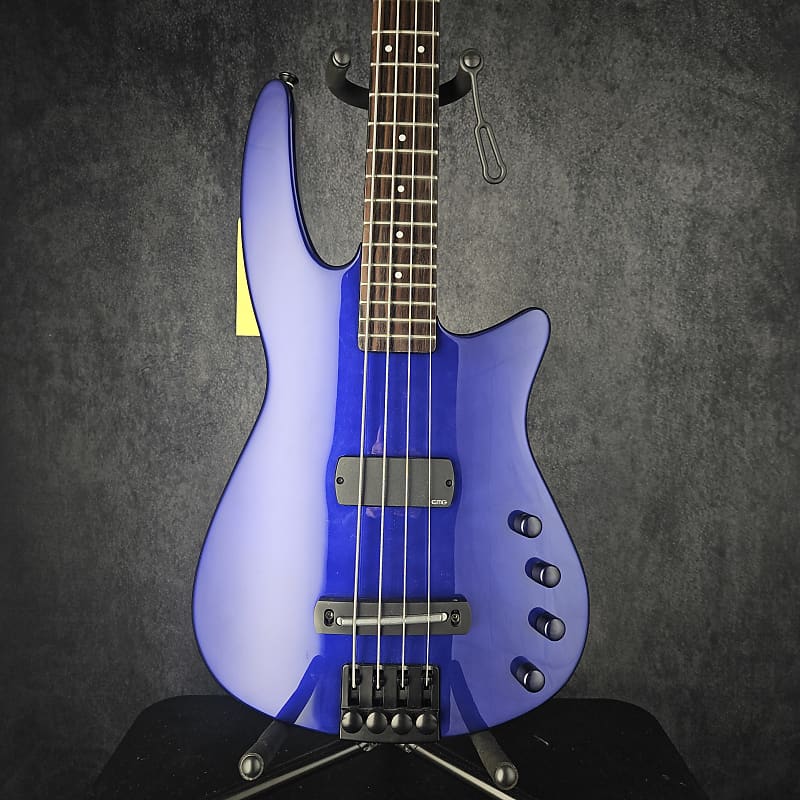 NS Design WAV4 Radius Headless Bass Guitar - Metallic Cobalt | Reverb