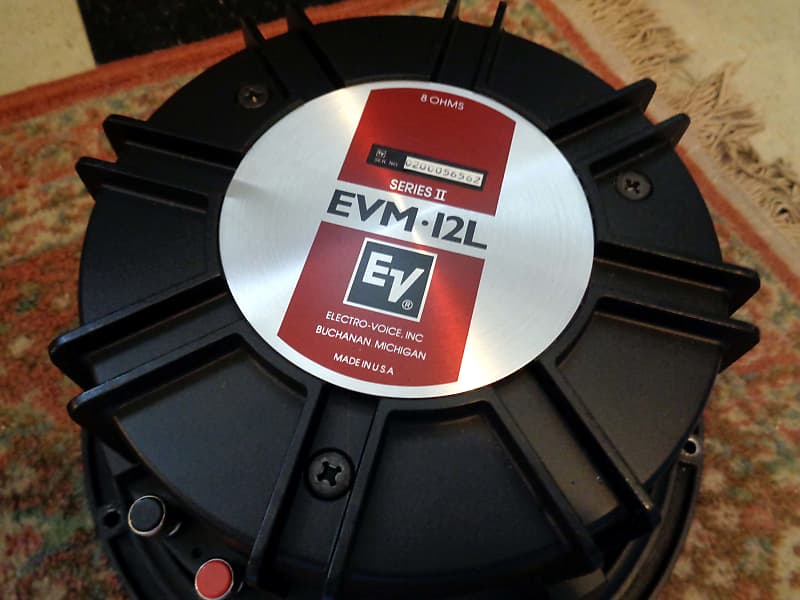 Electro-Voice EVM-12L Series II Speaker 1983 - Black | Reverb