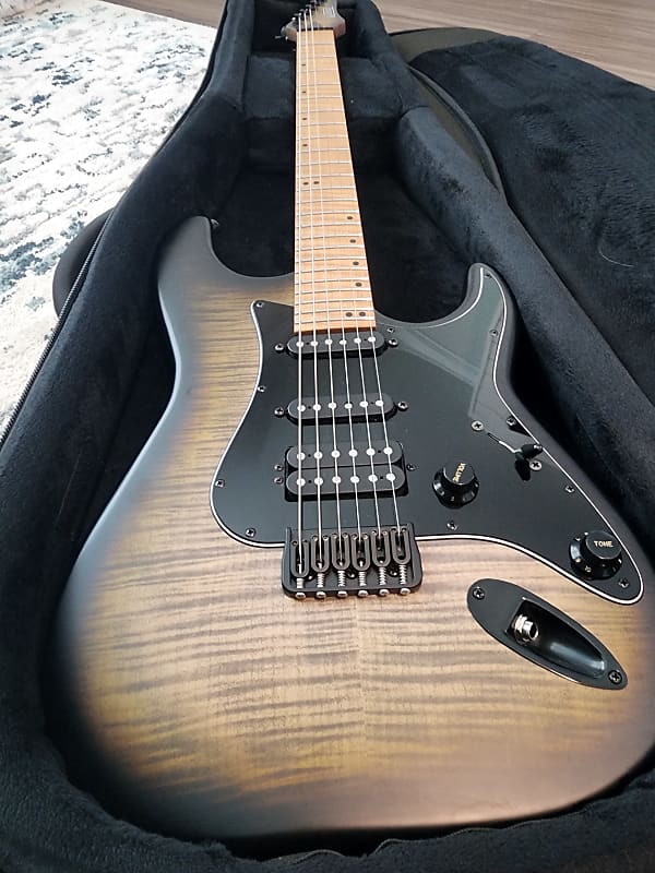 Kiesel Delos-6 String Translucent Tobacco Sun Cali-Burst | Reverb