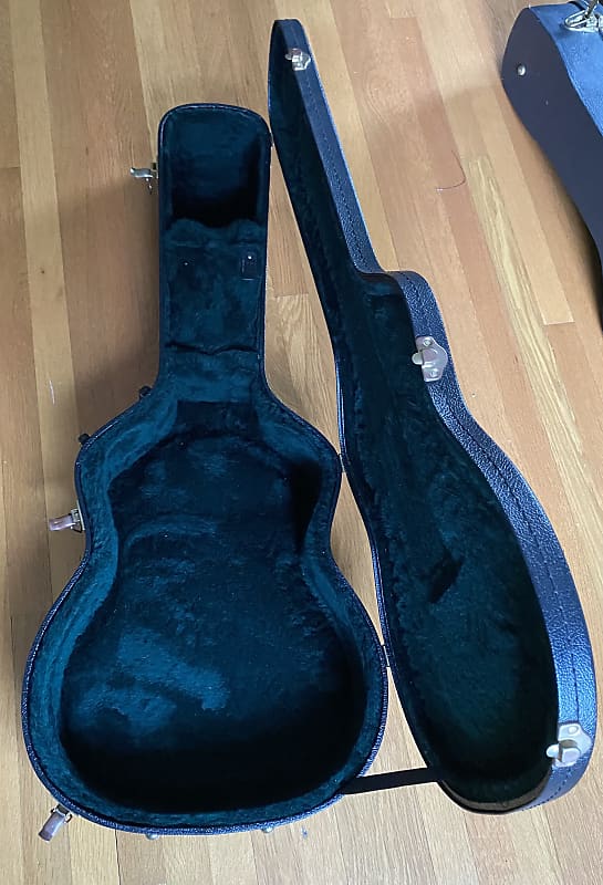 Martin 000 OM Case by TKL - Black w Green interior 330 12C330 | Reverb