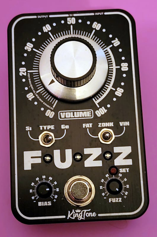 King Tone Guitar Fuzz V2 2023 - Black | Reverb