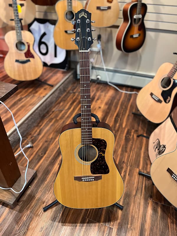 USA Guild D-4 1990's Natural w/ Ohsc in Xlt Shape Free | Reverb