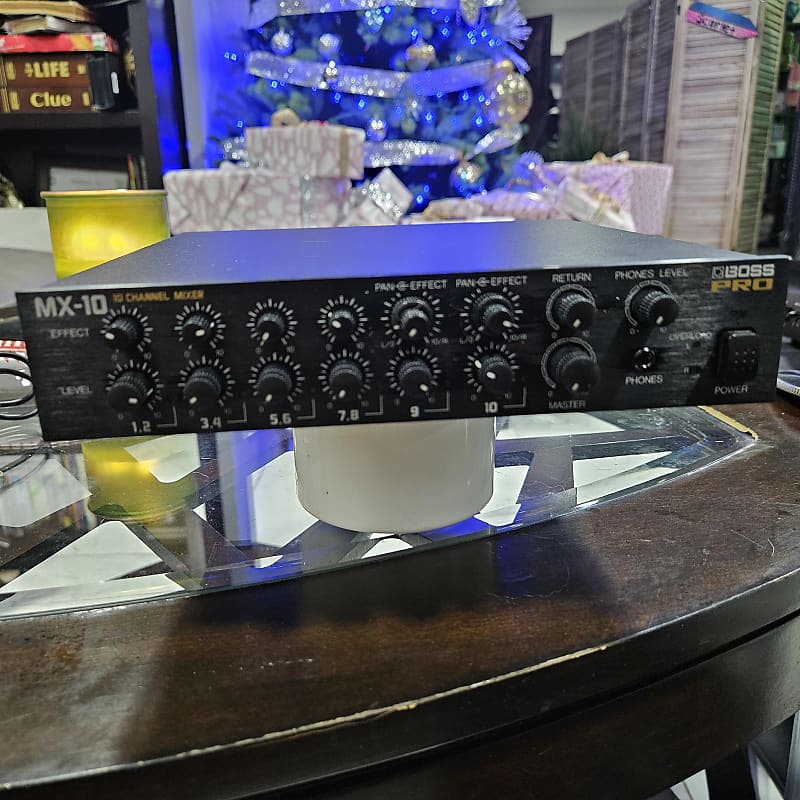 Boss PRO MX-10 10 CHANNEL MIXER HALF RACK | Reverb