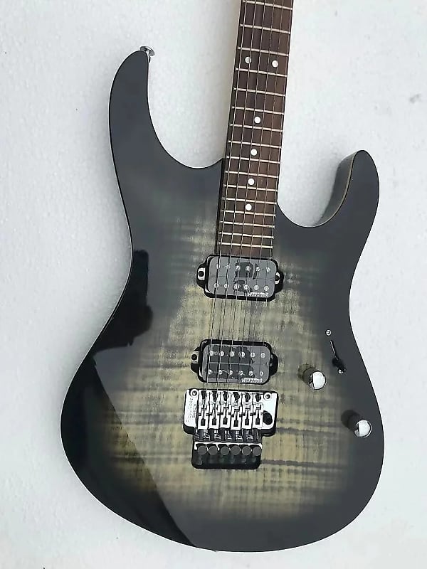 Unknown Custom Two Humbuckers HH Guitar - Maple Neck, | Reverb