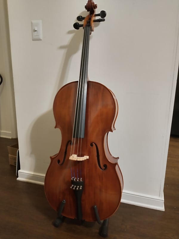 Used Intermediate Cello with Hard Case - Strunal 4/7 WE - | Reverb