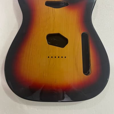 Tobacco Burst Alder Wood Guitar Telecaster Tele Style Body | Reverb