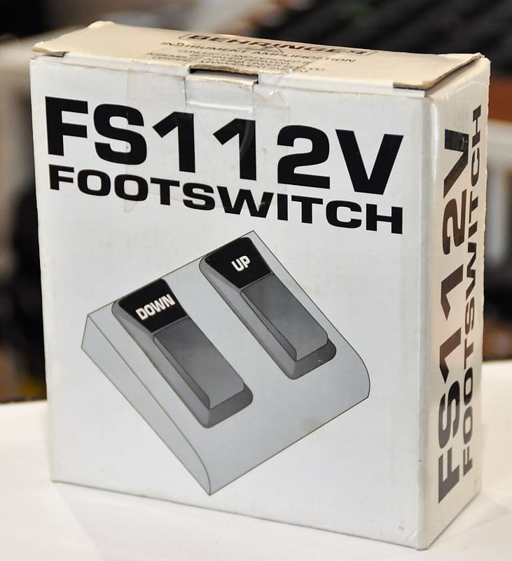Behringer FS112V Black FS-112V Dual Footswitch FS112 - New | Reverb