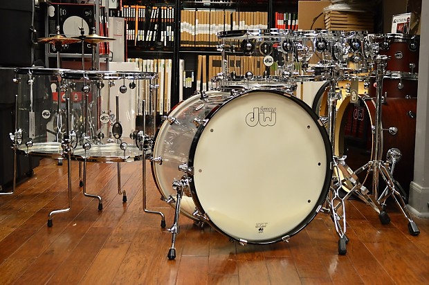 DW Acrylic Design Series Drum 7-Piece Set 22/8/10/12/16/18/14 | Reverb