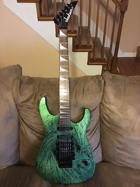 Jackson SL3 Green swirl | Reverb