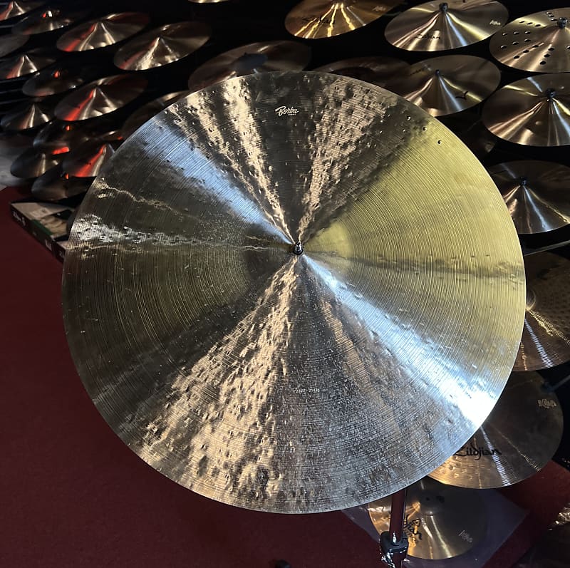 Borba Cymbals 22.5" Medium Ride w/ Rivets 2142g. & Video Link | Reverb