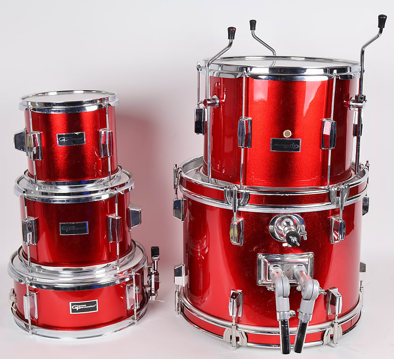 Groove Percussion Red Sparkle Drum Set | Reverb