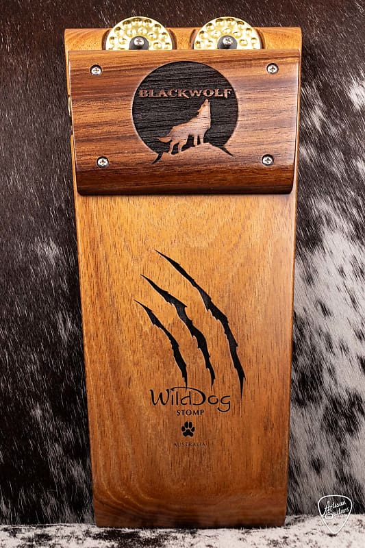 Wild Dog Blackwolf Stomp Box with Jingles - 661024 | Reverb