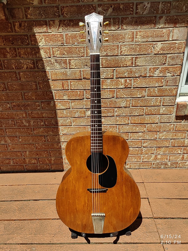 Kay Auditorium Soloist Jumbo Acoustic Guitar 1950's - Dark | Reverb