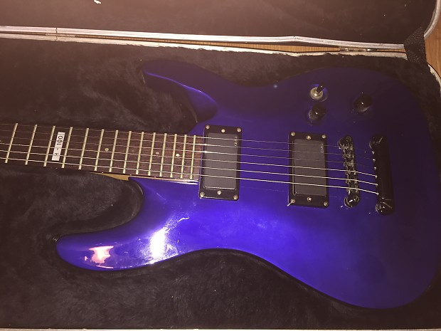 ESP LTD H100 2001 Electric Blue w/ EMG 81/85 Pickups | Reverb