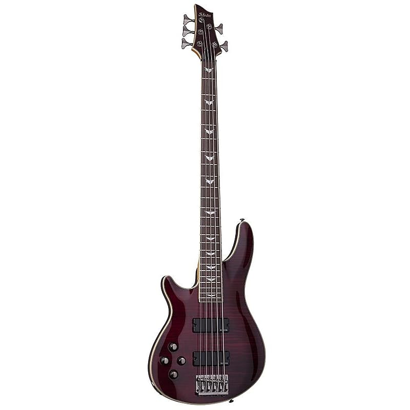 SCHECTER - OMEN EXTREME 5 GAUCHER BLACK CHERRY | Reverb