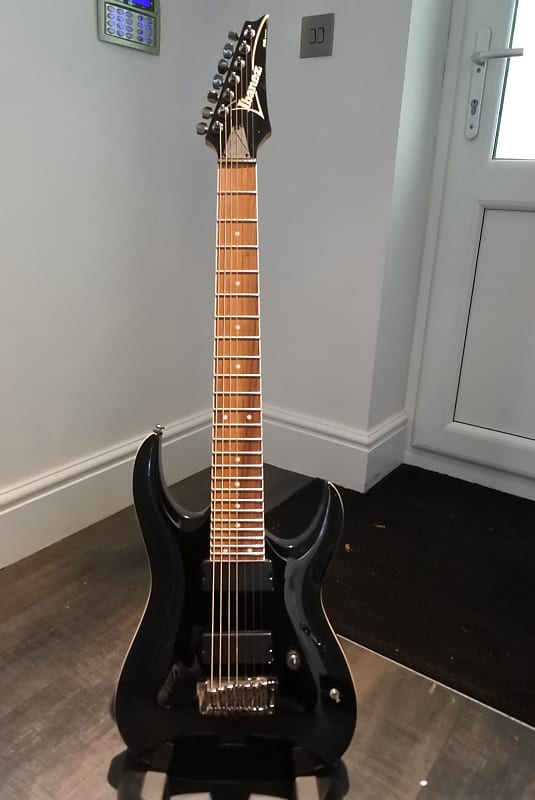 Ibanez RGA7 7 String Electric Guitar Black | Reverb UK