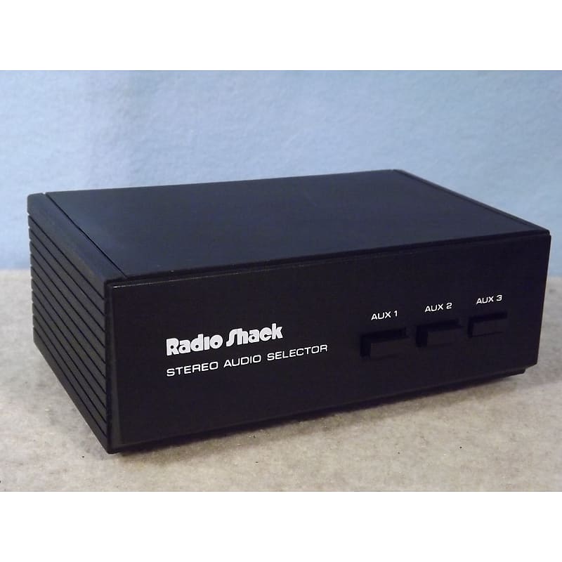Radioshack 3 way stereo audio selector 42-2110 | Reverb
