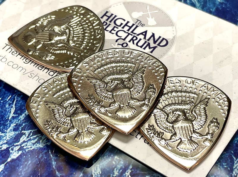The Highland Plectrum Co. One 1974 USA Half Dollar Coin | Reverb