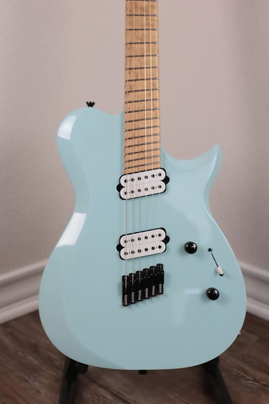 Kiesel SCB6 Light Blue Birdseye Maple Multiscale | Reverb