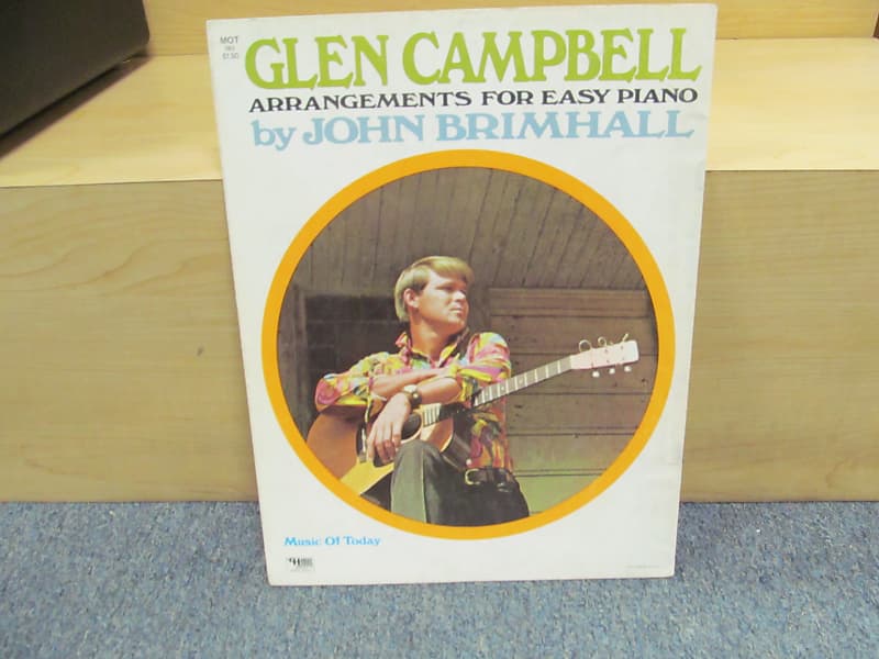 Glen Campbell Arrangements for Easy Piano by John Brimhall | Reverb Glen Campbell Arrangements for Easy Piano by John Brimhall | Reverb