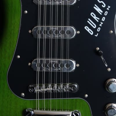 Burns SSJ 12-string Electric Guitar Green Burst | Reverb UK