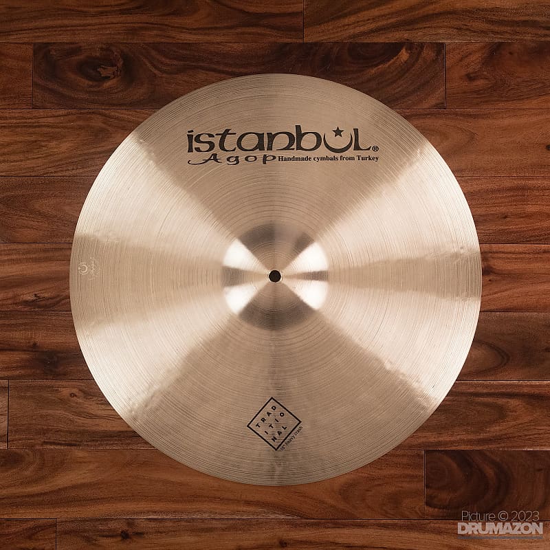 ISTANBUL AGOP 18" TRADITIONAL SERIES HEAVY CRASH CYMBAL | Reverb UK