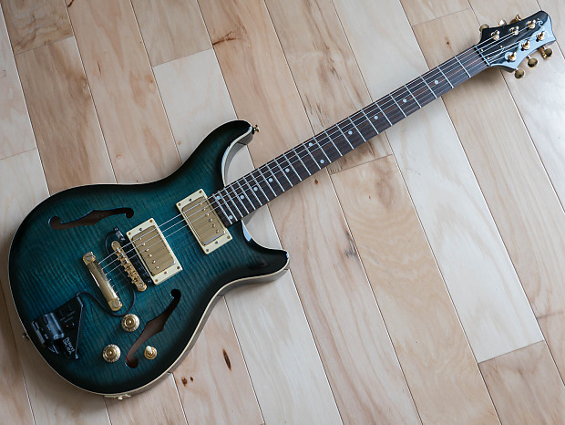 Raven Hollowbody Guitar with Roland GK-2A synth pickup | Reverb