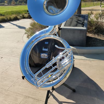 Eastman EPH495 Silver Bb Sousaphone - Professional | Reverb