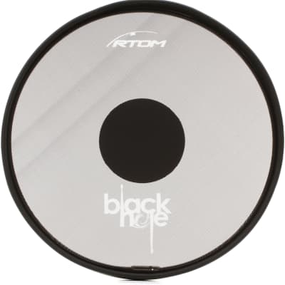 RTOM Black Hole Snap-on Mesh Practice Pad - 13" Bundle with | Reverb