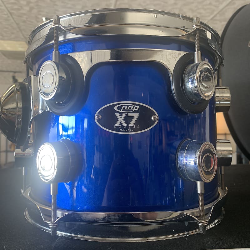 PDP X7 10” Rack Tom - Blue Sparkle | Reverb