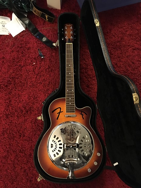Fender FR-50CE Resonator Acoustic/Electric Guitar | Reverb