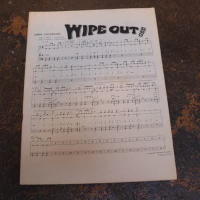 "Wipe Out" Drum Sheet Music" | Reverb