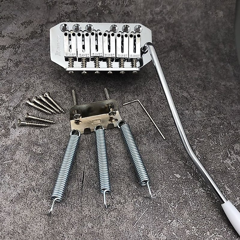 Chrome Ibanez FAT 6 Bridge Tremolo System For Ibanez GRX and | Reverb