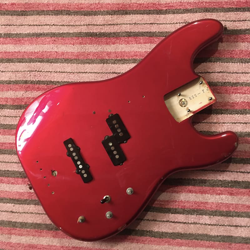 80's Fender Contemporary Jazz Bass Special Body PJ-555 Japan | Reverb