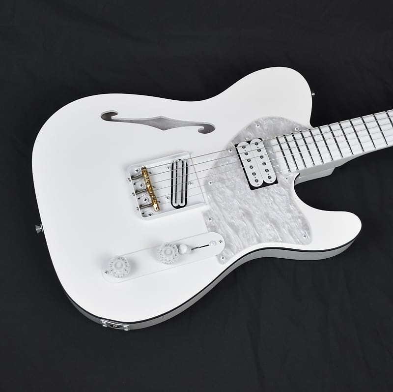 Video! Thinline Telecaster HH 2024 Ghost White Jack | Reverb