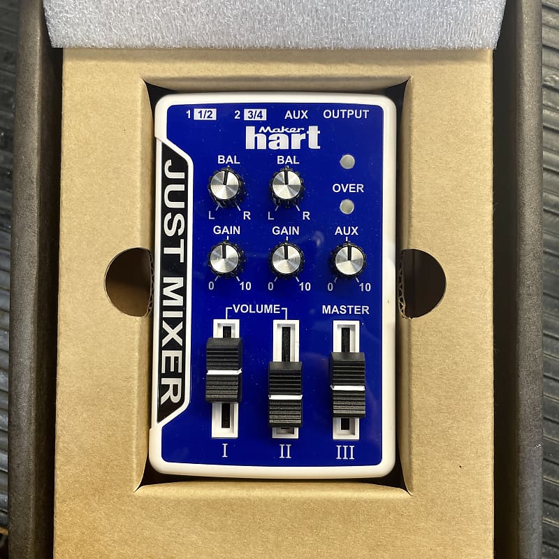 JUST MIXER - Battery/USB Powered Portable Pocket Audio Mixer | Reverb