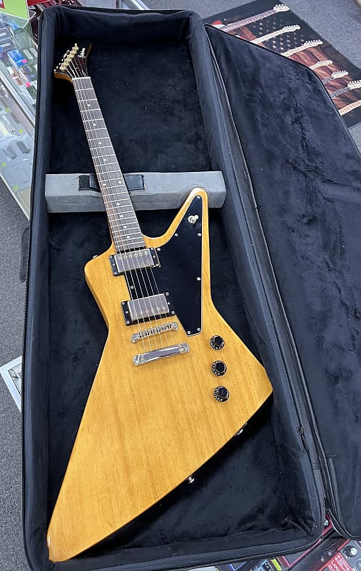 Epiphone ‘58 Korina Explorer, Natural with Gig Case - Pre | Reverb