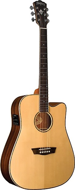 Washburn WD25 Series WD25SCE Acoustic Electric Guitar | Reverb