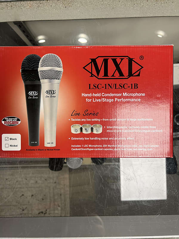 MXL LSC-1N/LSC-1B Hand-Held Condenser Microphone | Reverb