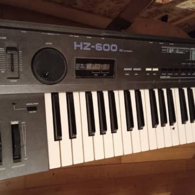 Casio HZ-600 SD 61-Key Synthesizer 1980s - Black | Reverb